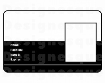 Id Card Svg | Etsy