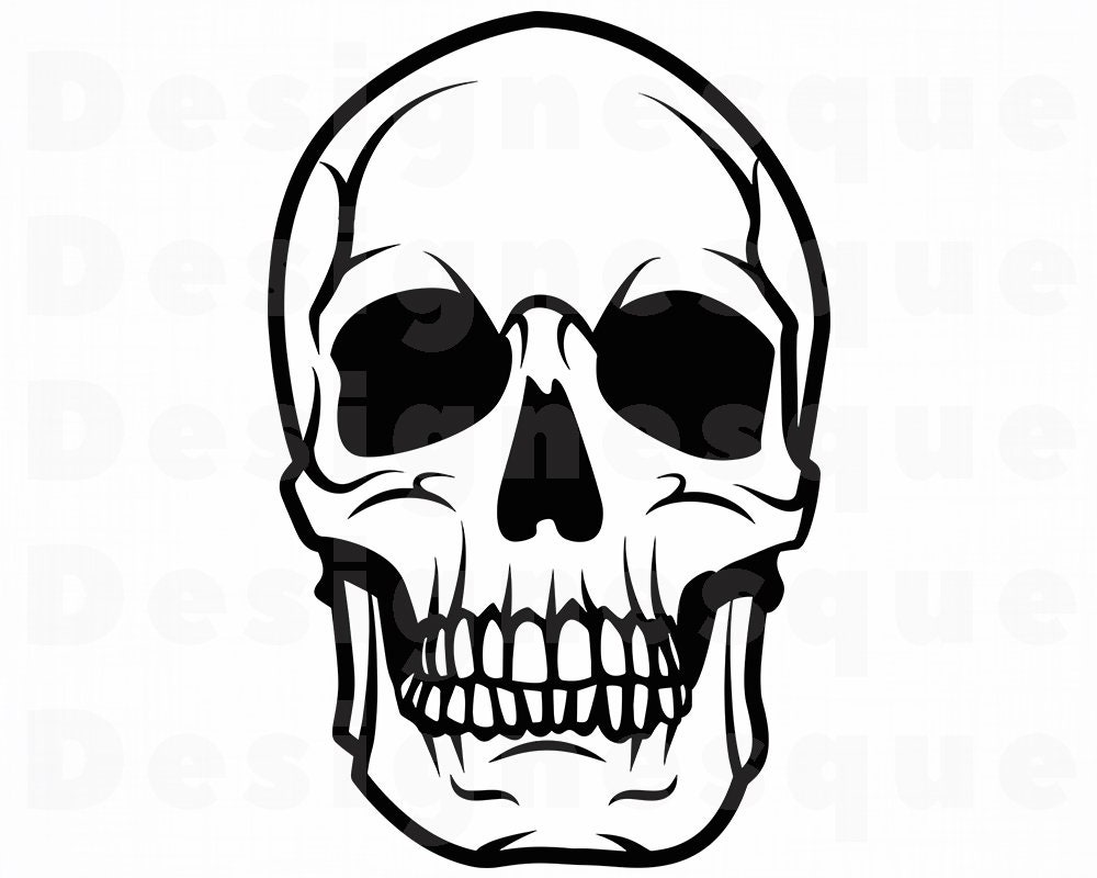 Tête de mort Skull SVG tête de mort des cliparts coupe des | Etsy