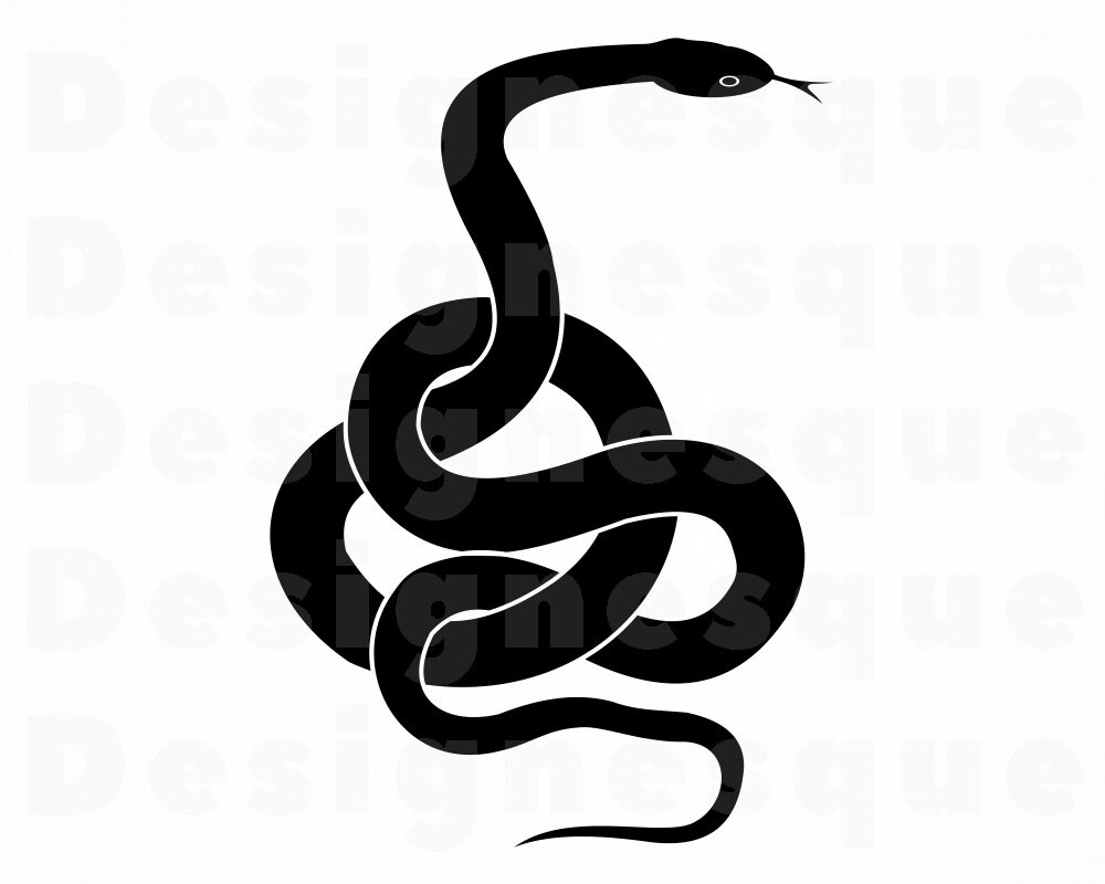 Coiled Snake 2 SVG Snake Logo SVG Snake SVG Snake Clipart | Etsy