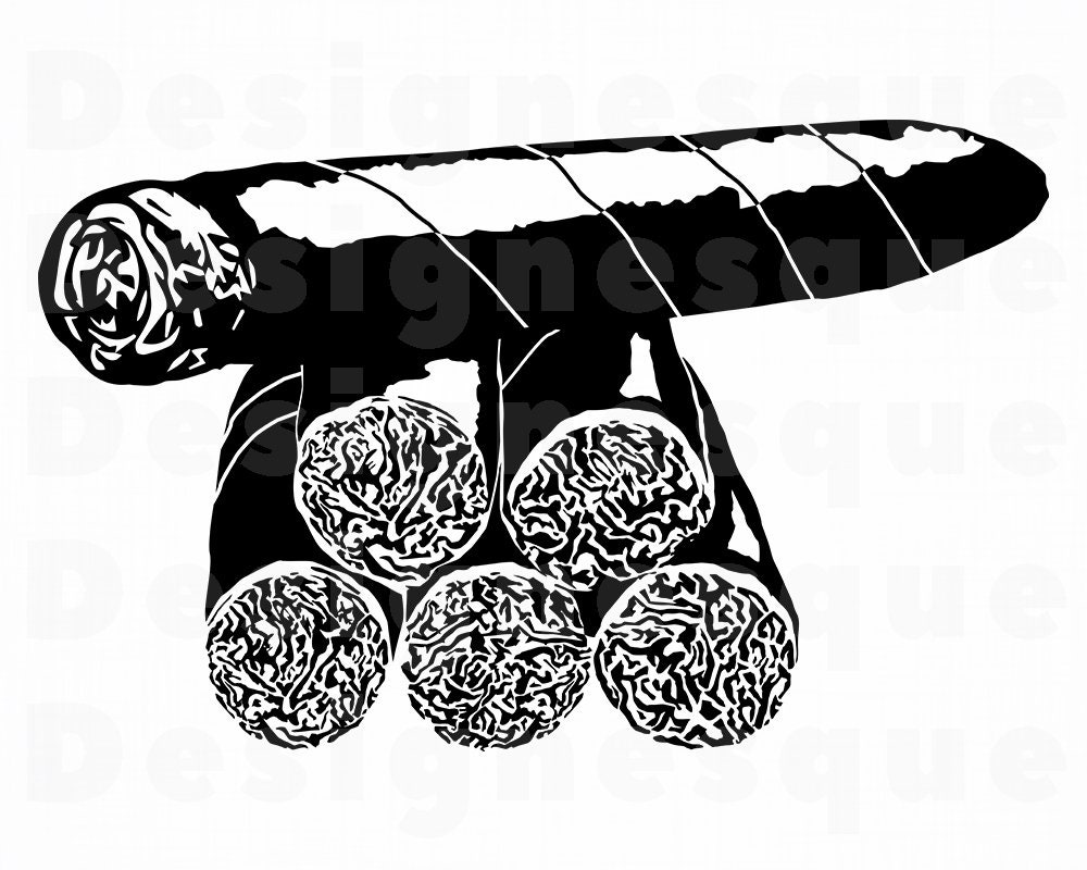 Cigar SVG Tobacco Svg Cigar Clipart Cigar Files for Cricut | Etsy