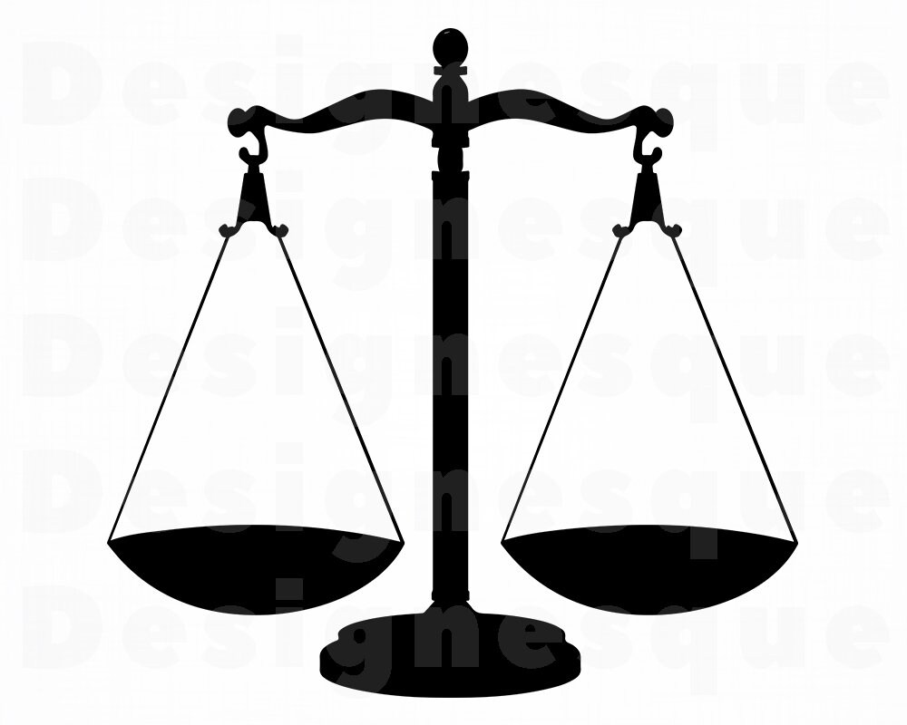 png cricut digital download law scales SVG DXF silhouette jpg ...