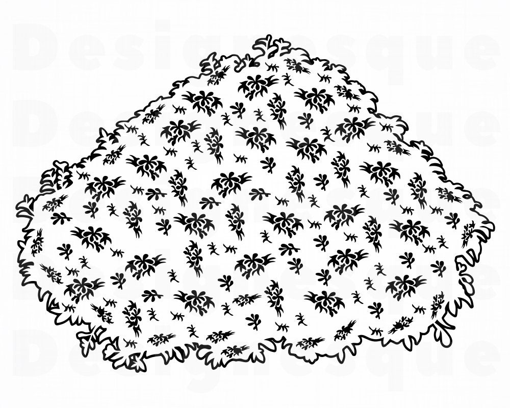 Eps Vector Bushes SVG Bushes Png Bushes Outline SVG Bushes Clipart ...