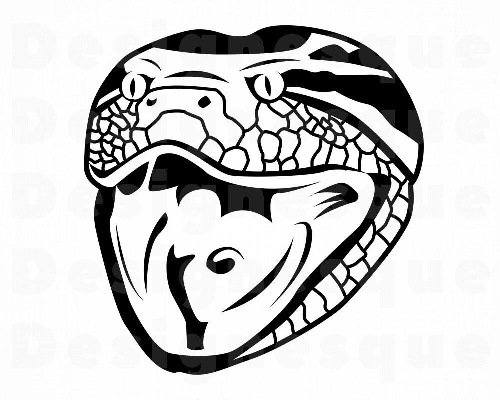 Python Svg Dxf Anaconda SVG Anaconda Cut Files For Silhouette Png ...