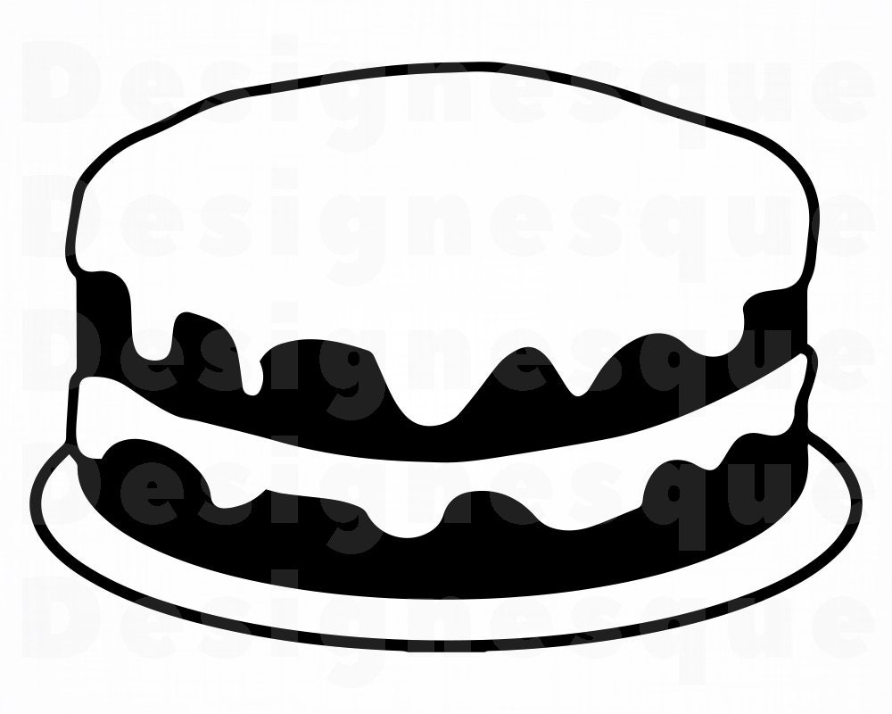 Cake 12 SVG Birthday Cake SVG Cake Clipart Files for | Etsy
