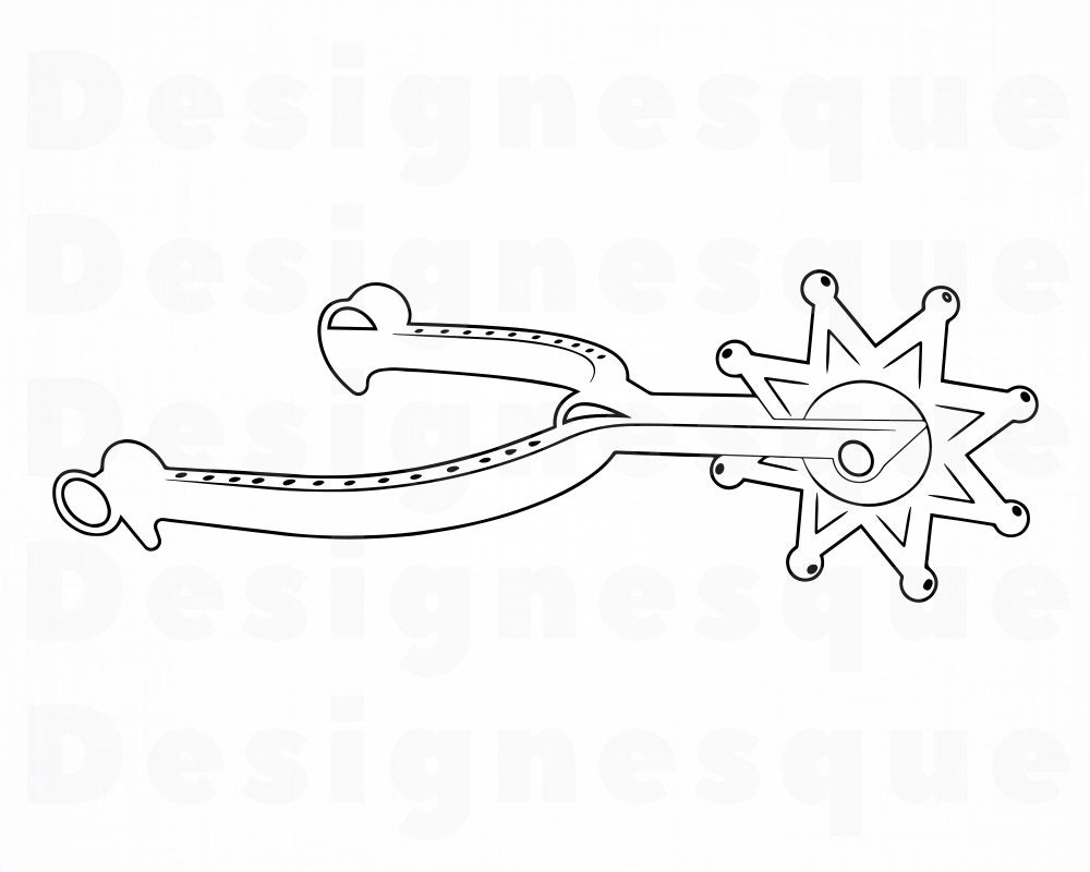 Spurs Outline SVG Spurs SVG Cowboy Svg Spurs Clipart Spurs | Etsy