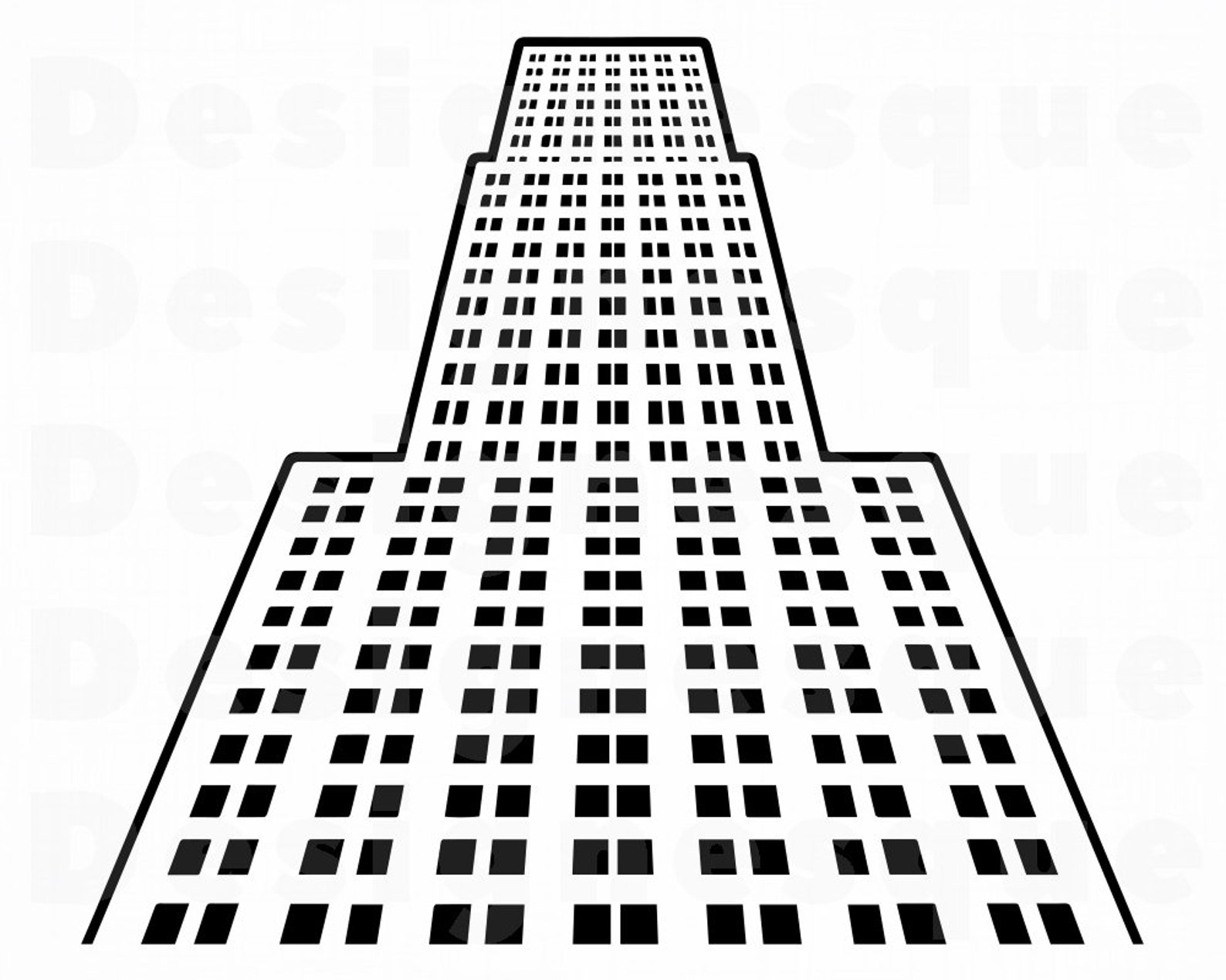 Skyscraper 2 SVG Building Svg Real Estate Svg Skyscraper | Etsy