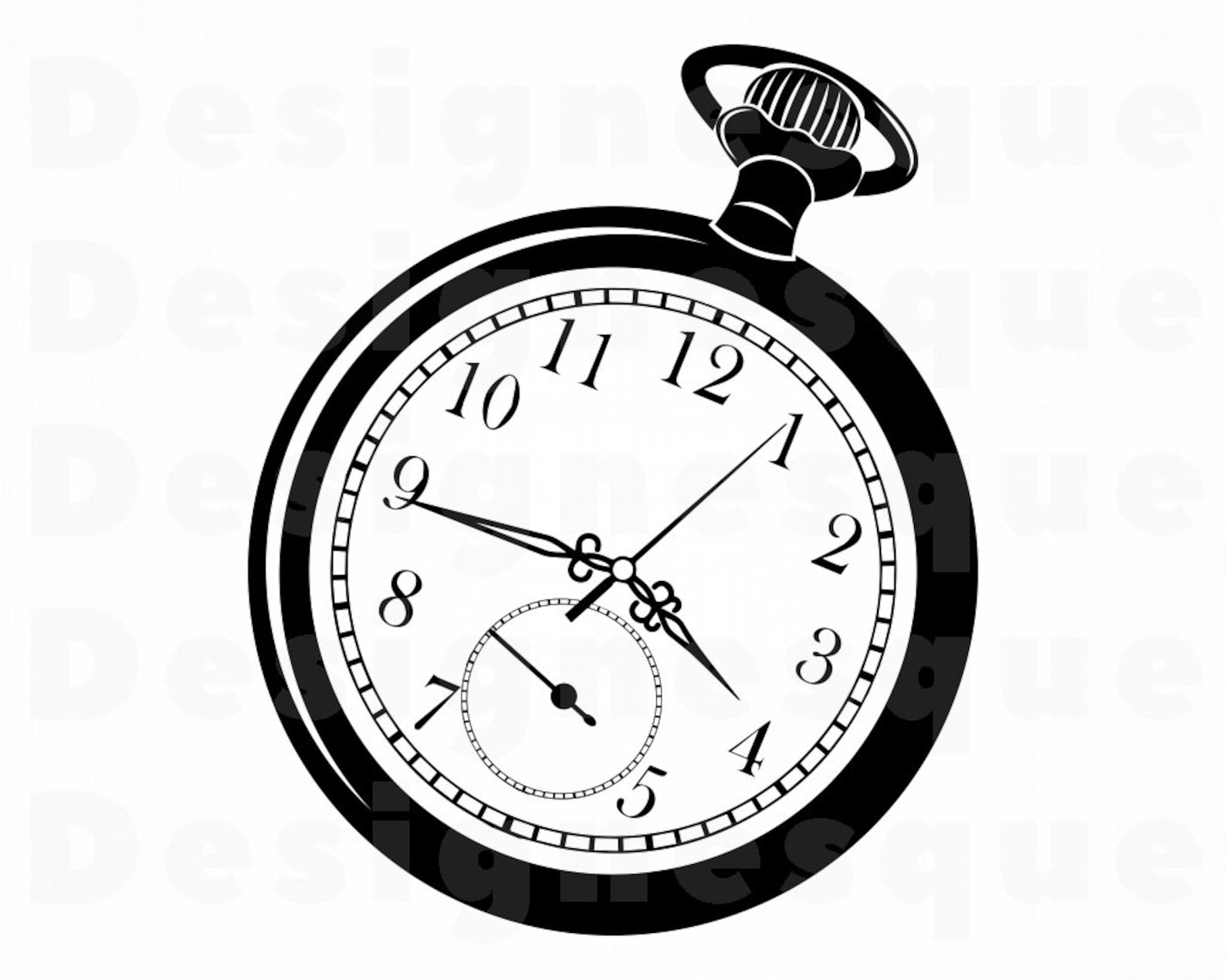 Pocket Watch 2 SVG Pocket Watch Svg Watch Svg Pocket Watch | Etsy