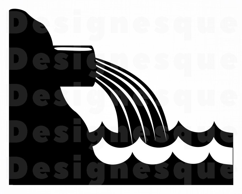 Sewage Drain SVG Sewer Pipe SVG Polution SVG Sewer Drainage | Etsy