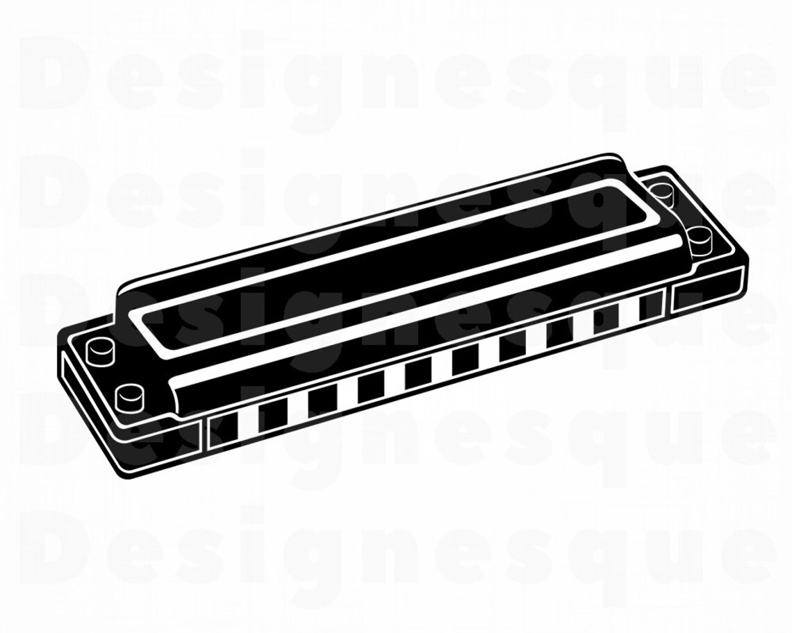 Harmonica SVG Harmonica Clipart Harmonica Files for Cricut | Etsy