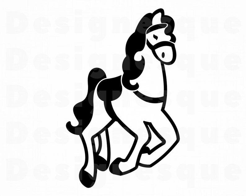 Cute Pony SVG Pony Svg Horse Svg Pony Clipart Pony Files | Etsy