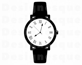 Wrist Watch Svg | Etsy