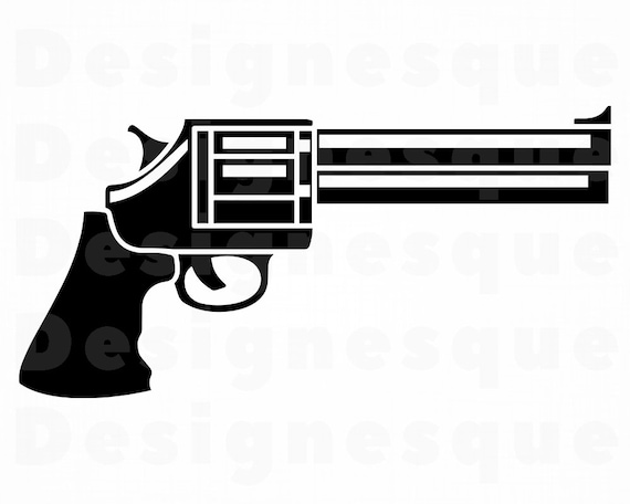 Revolver SVG Gun SVG Pistol SVG Weapon Svg Revolver | Etsy