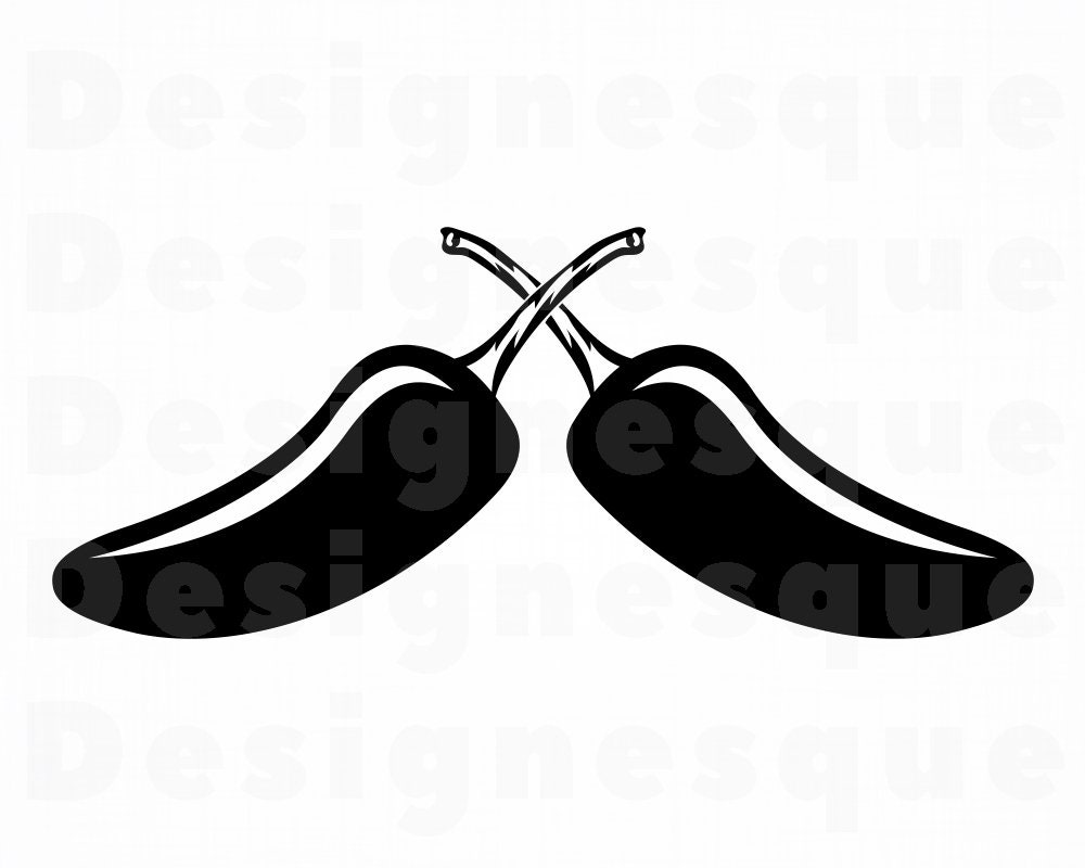 Jalapeno Pepper Logo SVG Jalapeno Svg Jalapeno Clipart | Etsy