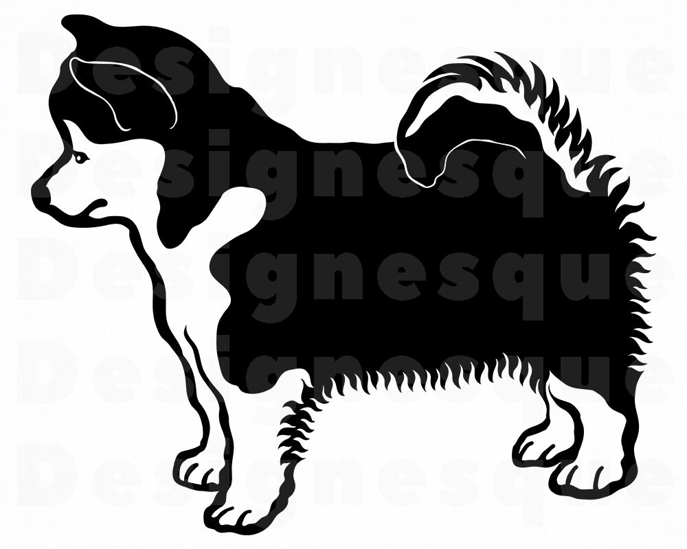 Pomsky SVG Dog Svg Pomsky Clipart Pomsky Files for Cricut | Etsy