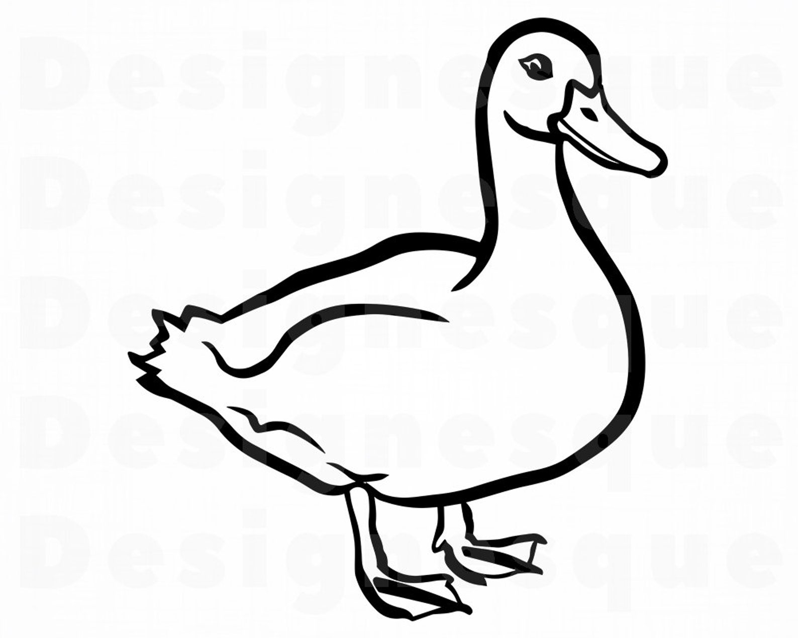 Goose 4 SVG Goose SVG Geese Svg Goose Clipart Goose Files | Etsy