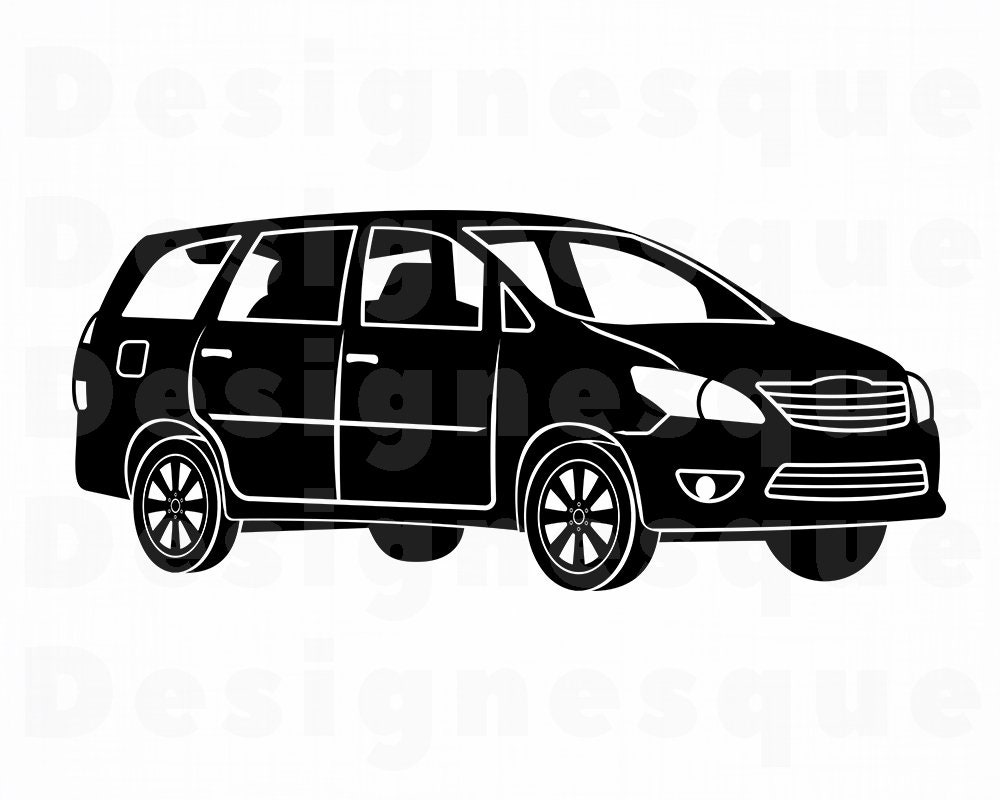 Minivan 4 SVG Minivan SVG Family Car Svg Minivan Clipart | Etsy