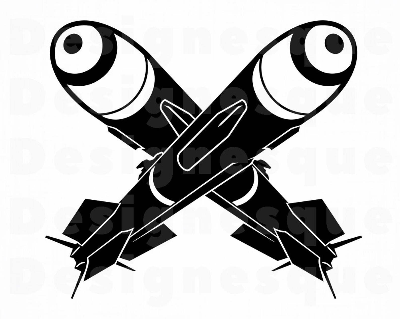 Missile Logo 3 Svg Missile Svg Rocket Svg Bomb Svg | Etsy