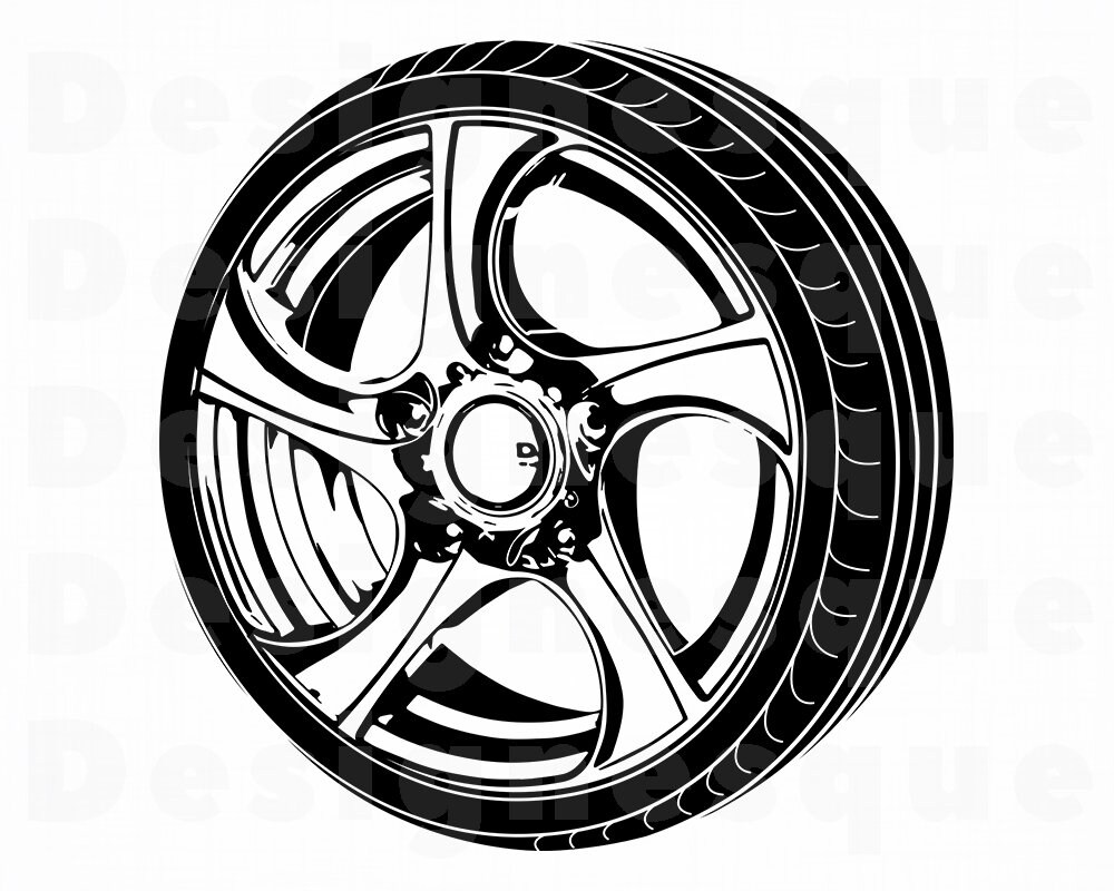 Body Shop Svg Wheel Logo SVG Files for Cricut Dxf Clipart Tire Svg ...