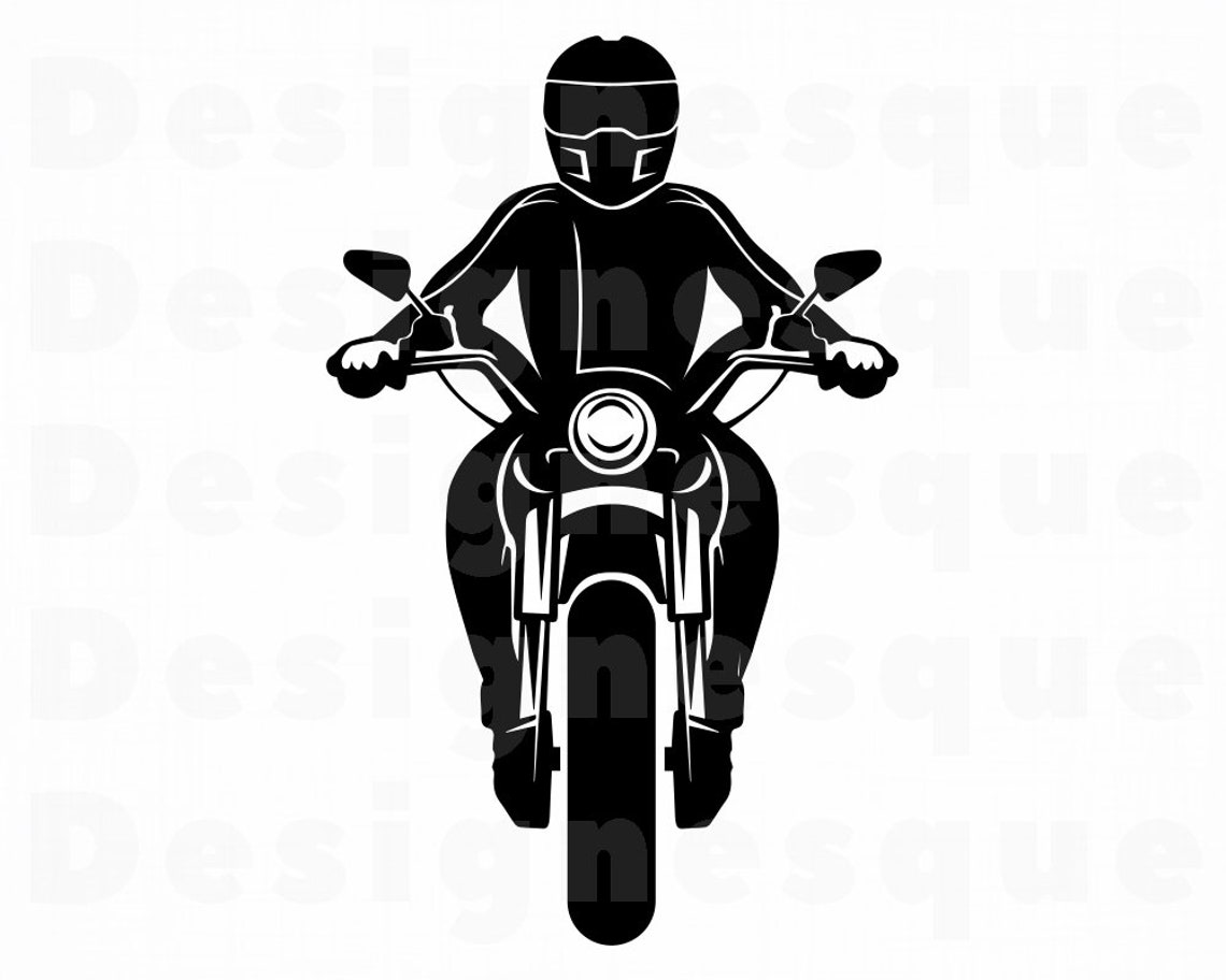 Motorcycle Rider SVG Motorcycle SVG Motor Bike Svg | Etsy
