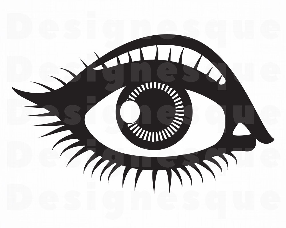 Eye Clipart Eye Dxf Eyelid Svg Eye Png Eye Files for Cricut Eye #5 Svg ...