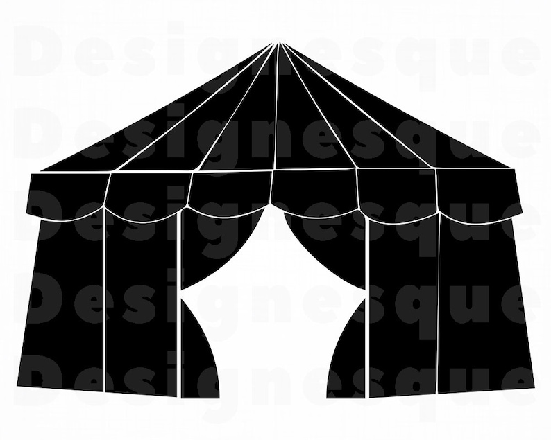 Dxf Circus Tent Svg Png Circus Tent #7 SVG Circus Tent Cut Files For ...