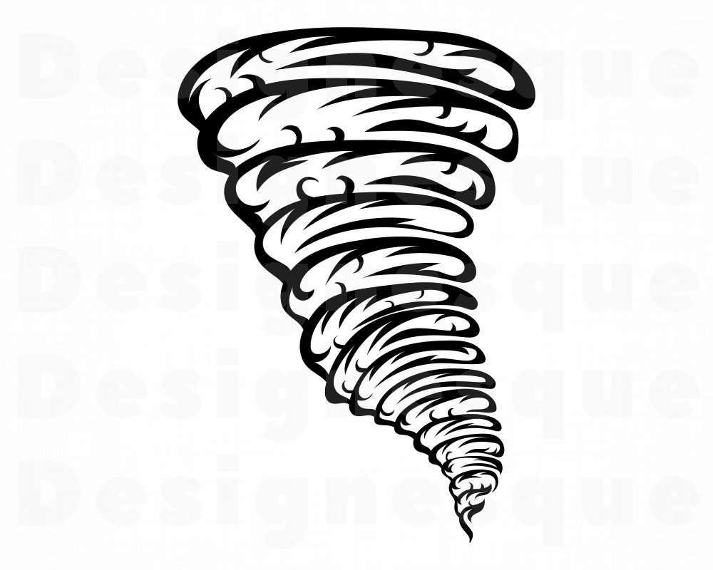 Whirlwind Svg Files for Cricut Twister SVG Tornado #9 SVG Tornado Cut ...