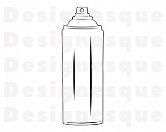 Spray Can Svg | Etsy