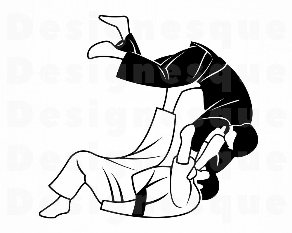Judo 2 SVG Judo SVG Martial Arts Svg Judo Clipart Judo | Etsy