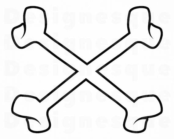 Pirate Logo Svg Bones Clipart Bones Logo #2 SVG Bones Svg Png Bones Dxf ...