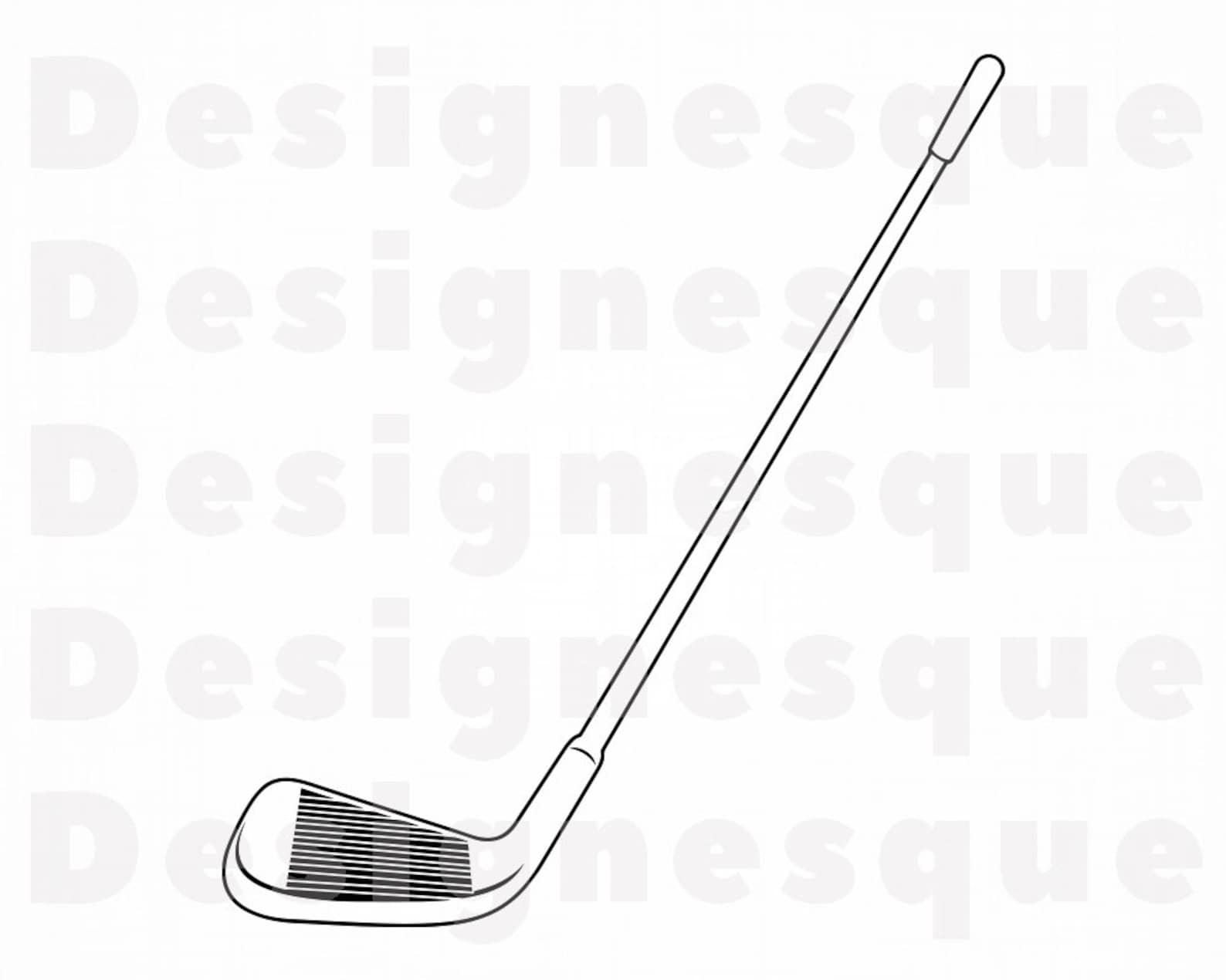 Golf Club Outline SVG Golf Svg Golf Club Clipart Golf Club | Etsy