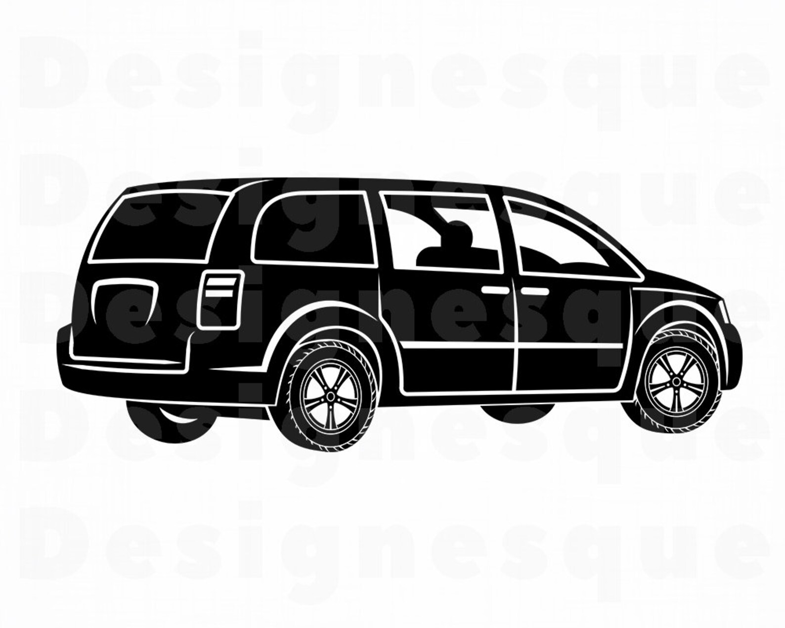 Minivan 3 SVG Minivan SVG Family Car Svg Minivan Clipart | Etsy