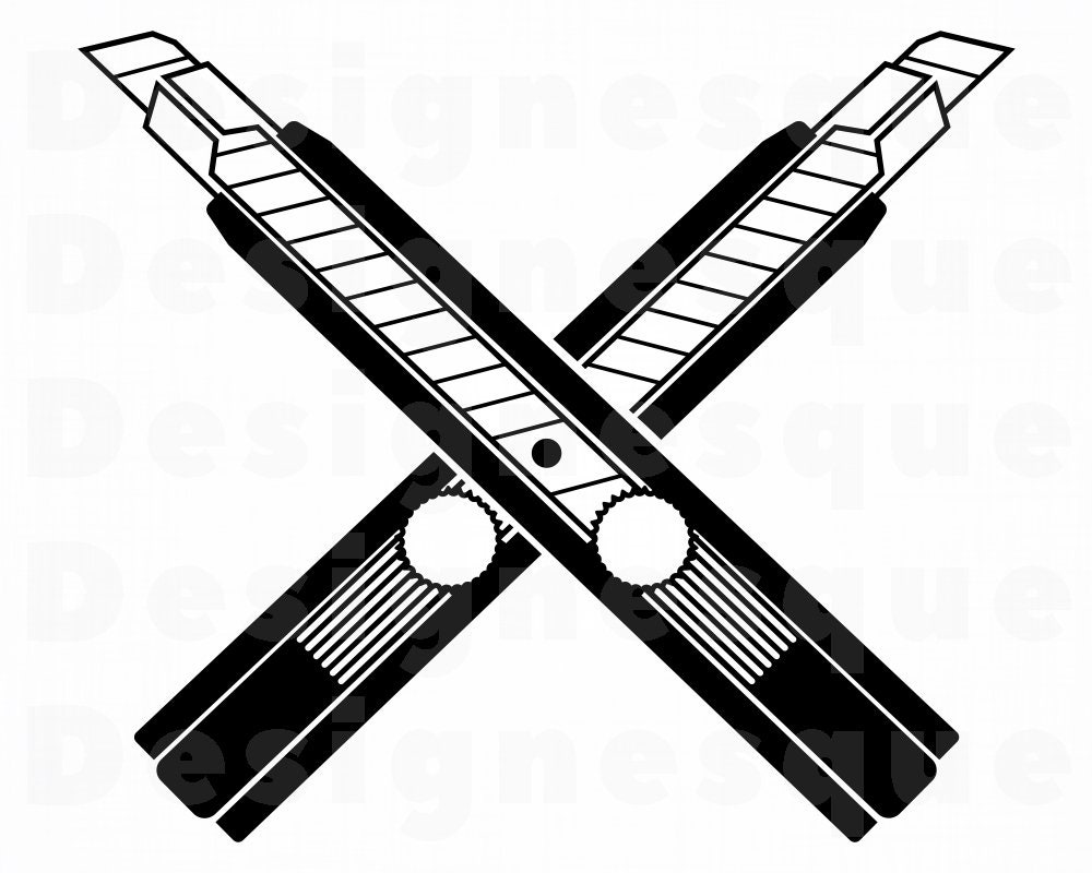 Box Cutter Logo 3 SVG Box Cutter Svg Handyman Svg Tools | Etsy