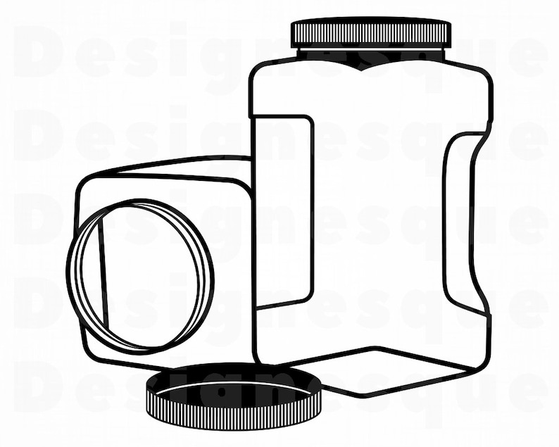 Food Container SVG Storage Container Svg Plastic Container | Etsy