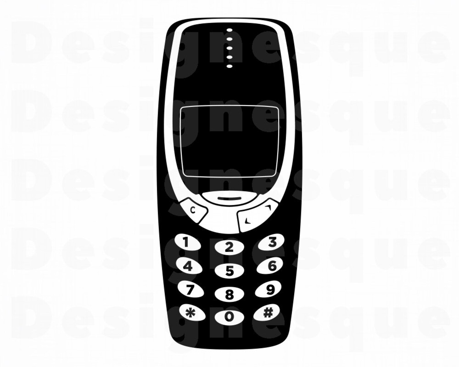 Vintage Cell Phone SVG Cell Phone Svg Cell Phone Clipart | Etsy