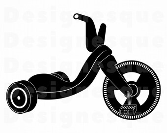 Silhouette Cricut Scrapbook Cut File Trike Svg Decal Sticker Bicycle ...
