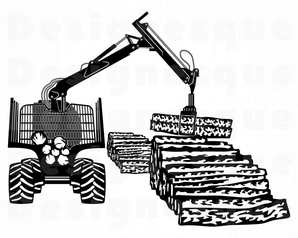Logging 2 Svg Lumber Harvester Svg Forestry Svg Lumberjack | Etsy