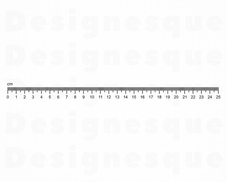 Ruler Centimeters SVG Ruler Svg Math Svg Ruler Clipart | Etsy