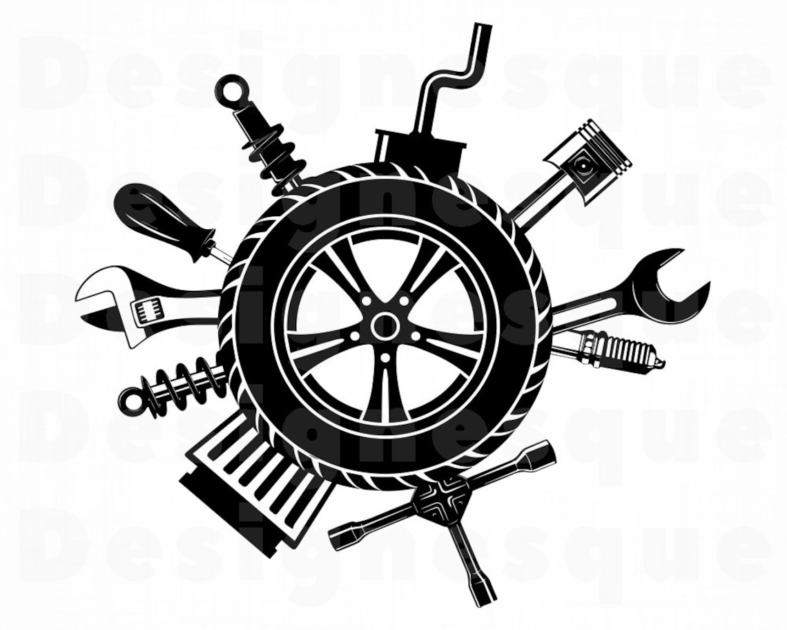 Logo de mécanicien automobile SVG mécanicien automobile Svg | Etsy