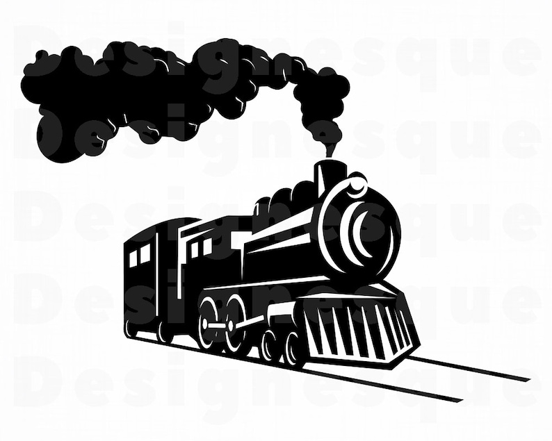 Train Cut File Train Svg Locomotive Clipart Train Clipart Train Image ...