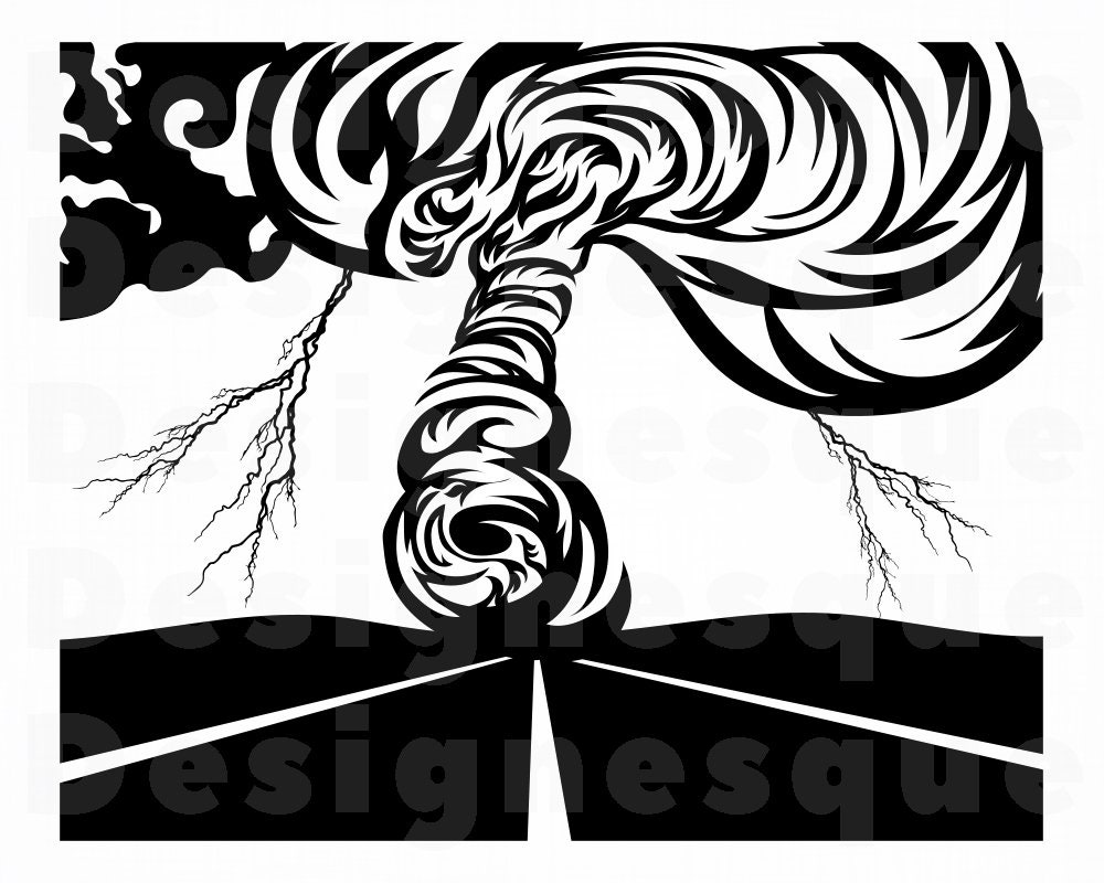 Whirlwind Svg Files for Cricut Twister SVG Tornado #9 SVG Tornado Cut ...