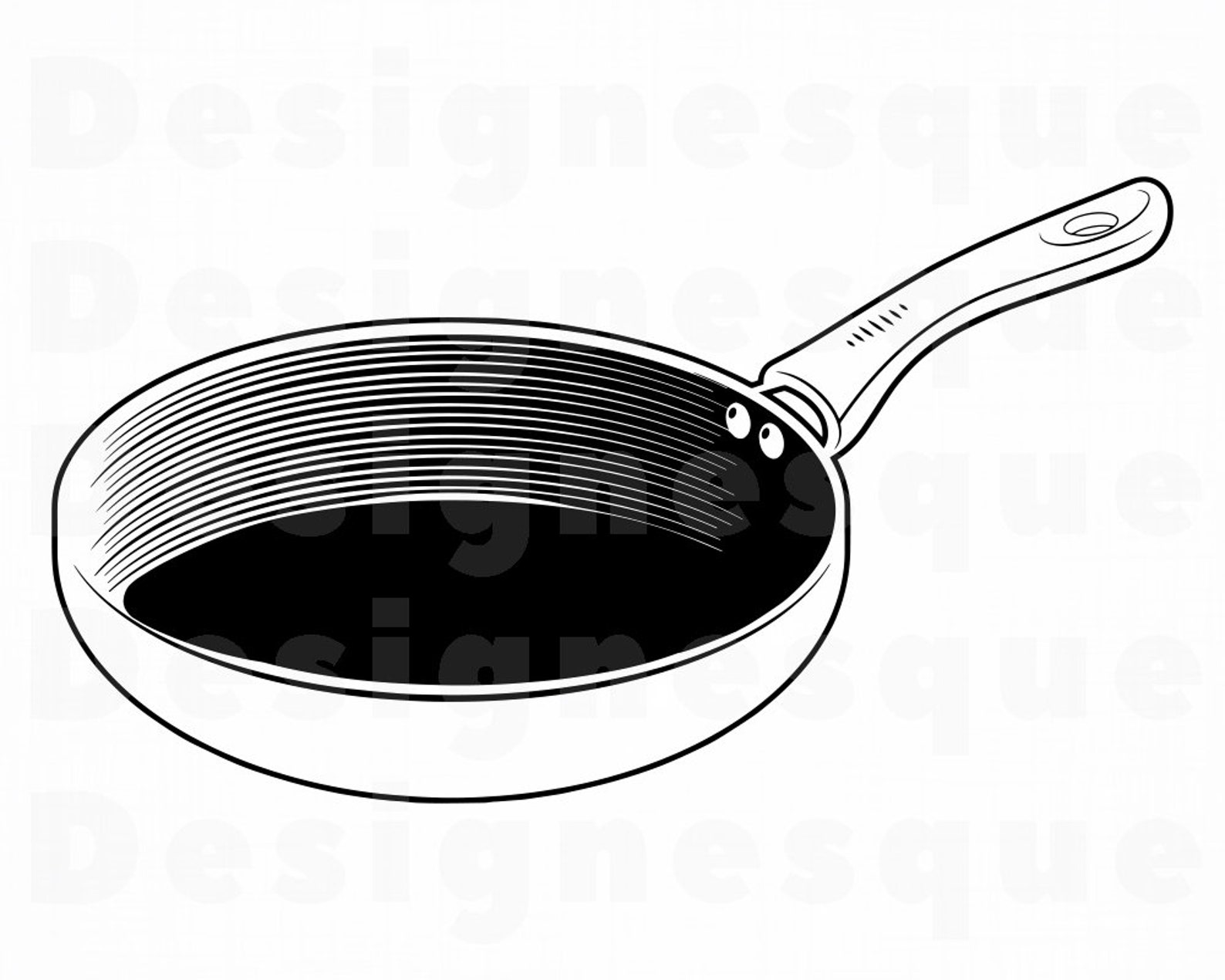 Frying Pan 2 SVG Skillet Svg Cooking Svg Frying Pan | Etsy India