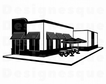 Franchise SVG Fast Food Svg Files for Cricut Dxf Png Eps Restaurant ...