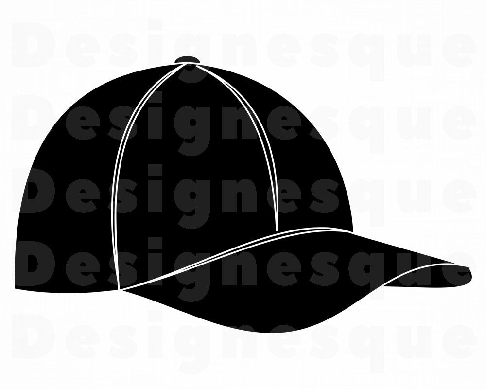 Baseball Cap SVG Png Hat Svg Cap Outline #3 SVG Cap Clipart Vector Cap ...