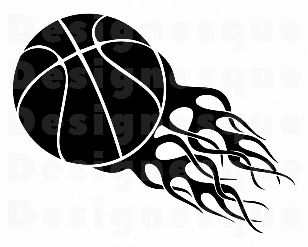 Eps Cut Files For Silhouette Vector Dxf Basketball Logo Svg Basketball ...
