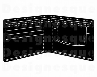 Wallet Svg Dxf | Etsy
