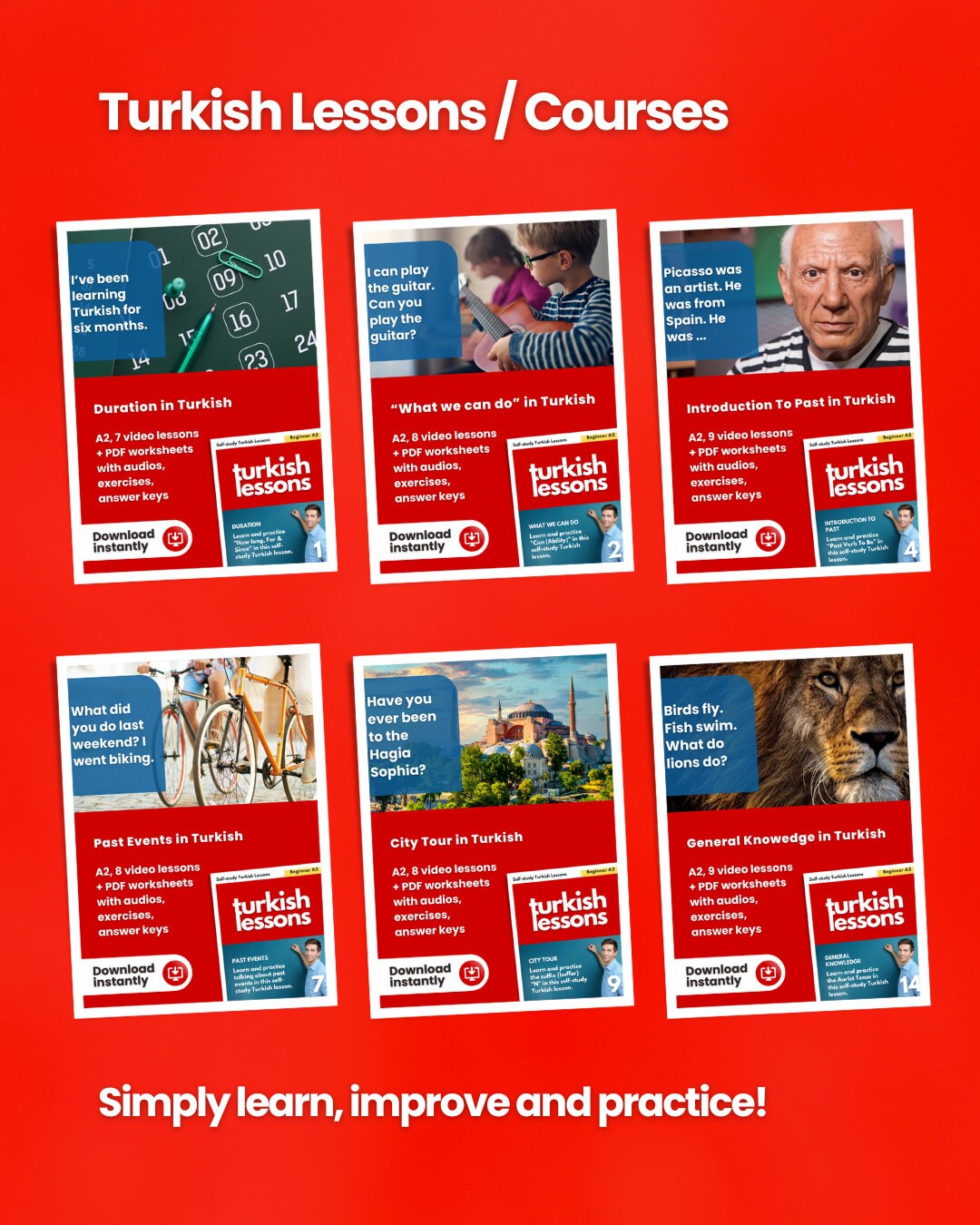 Complete Turkish Course A2 Turkish Books & Lessons Turkish Language - Etsy