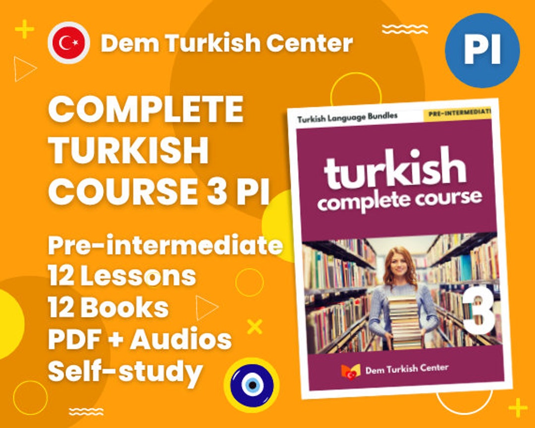 Complete Turkish Course PI Turkish Books & Lessons Turkish - Etsy