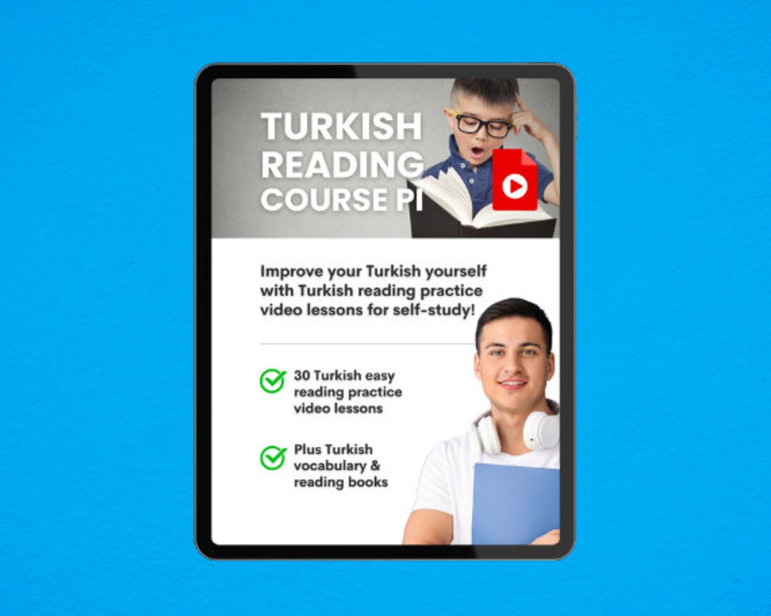 Turkish Reading Practice Course 3 PI | Videos + PDF | Turkish Language ...