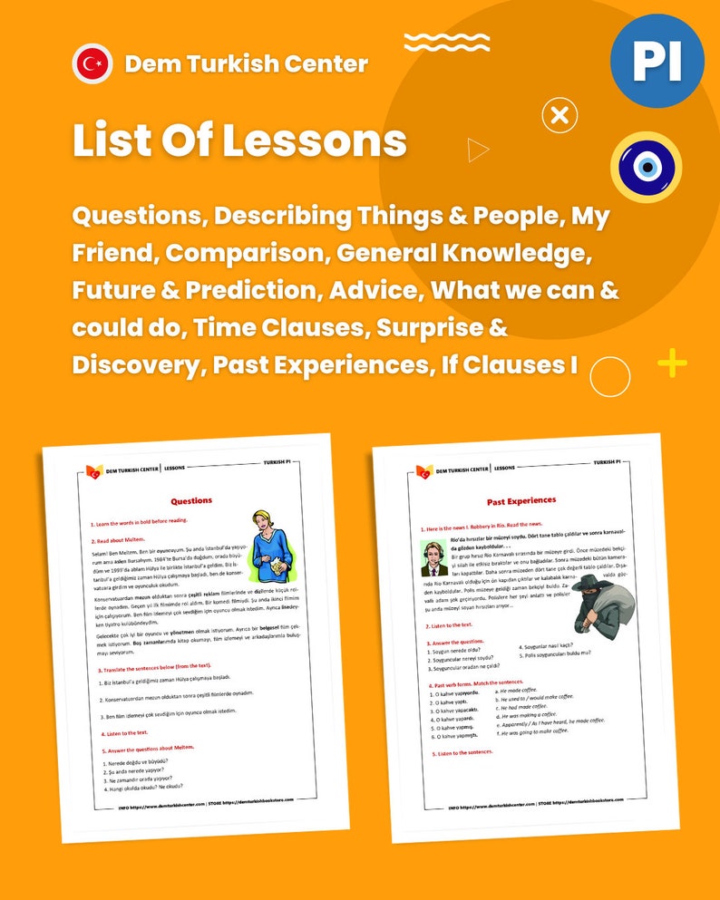 Complete Turkish Course PI Turkish Books & Lessons Turkish Language - Etsy