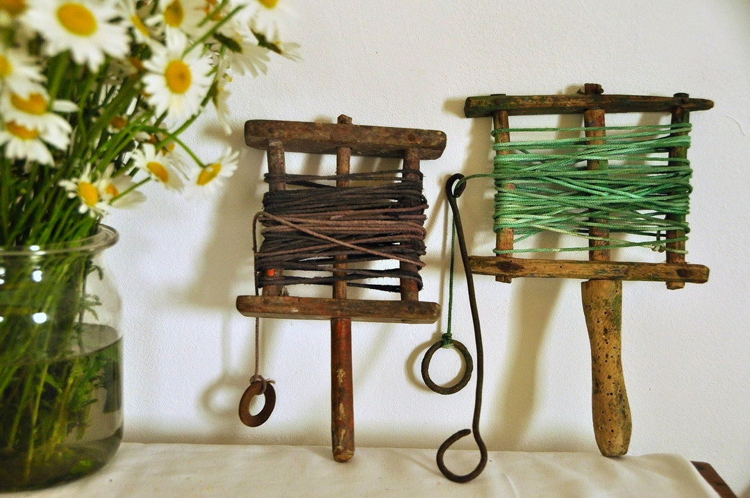 Antique Primitive Woodcutter Wooden Tool, Forester Tool, Tree Cutters ...